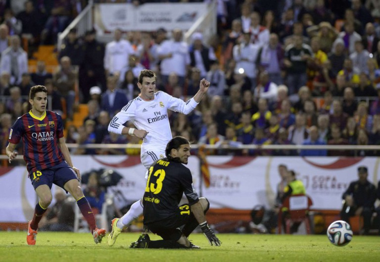 Copa del Rey 2013-2014: el Real Madrid campeón ganando 1-2 al Barça