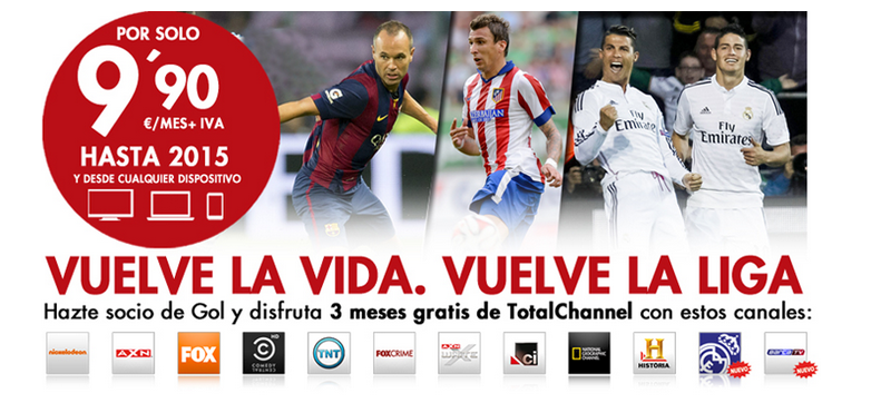 ‘Vuelve la vida. Vuelve la Liga’ con Gol Televisión