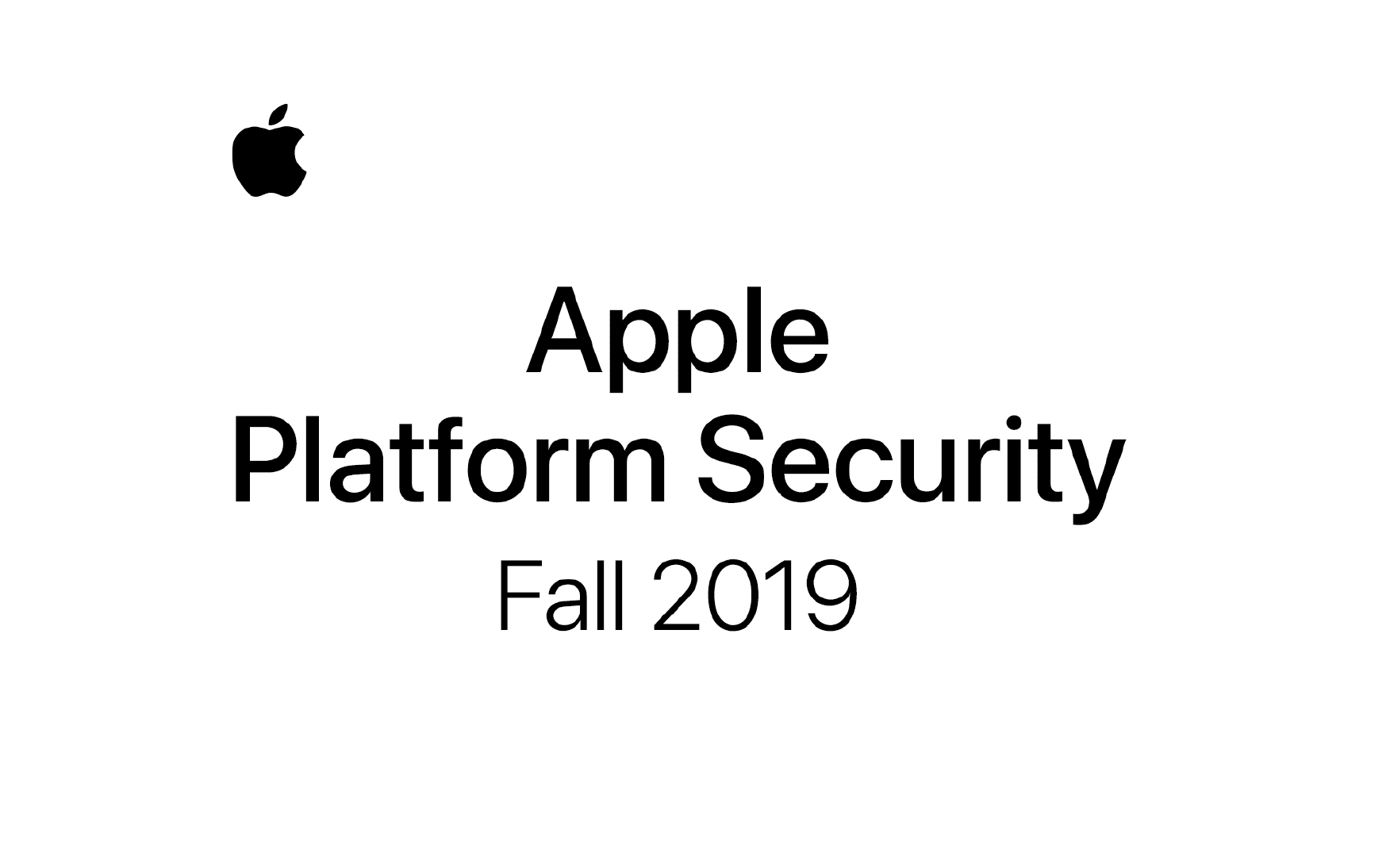 Guía de seguridad de Apple en 2019