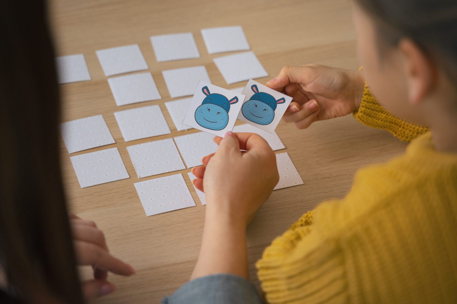 Cómo probar juegos de memoria para niños