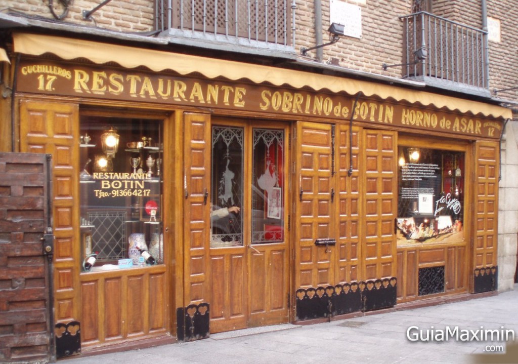 RESTAURANTE SOBRINO DE BOTIN ( MADRID )