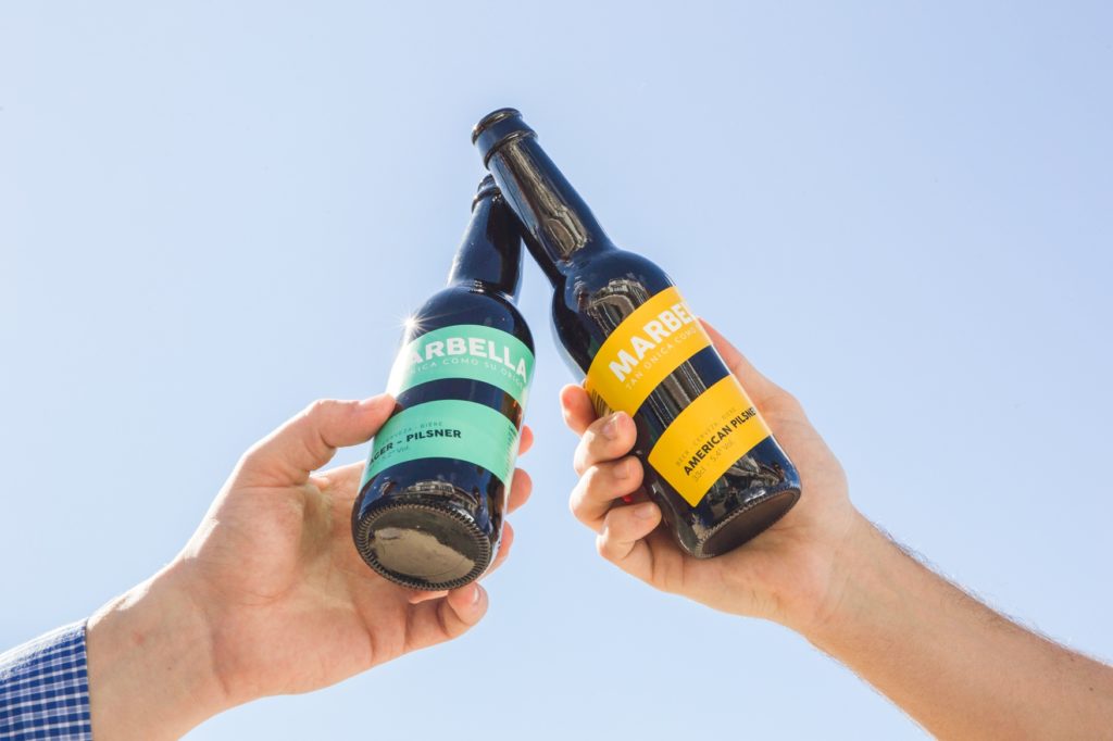Cerveza Marbella para disfrutar en la playa o terraza