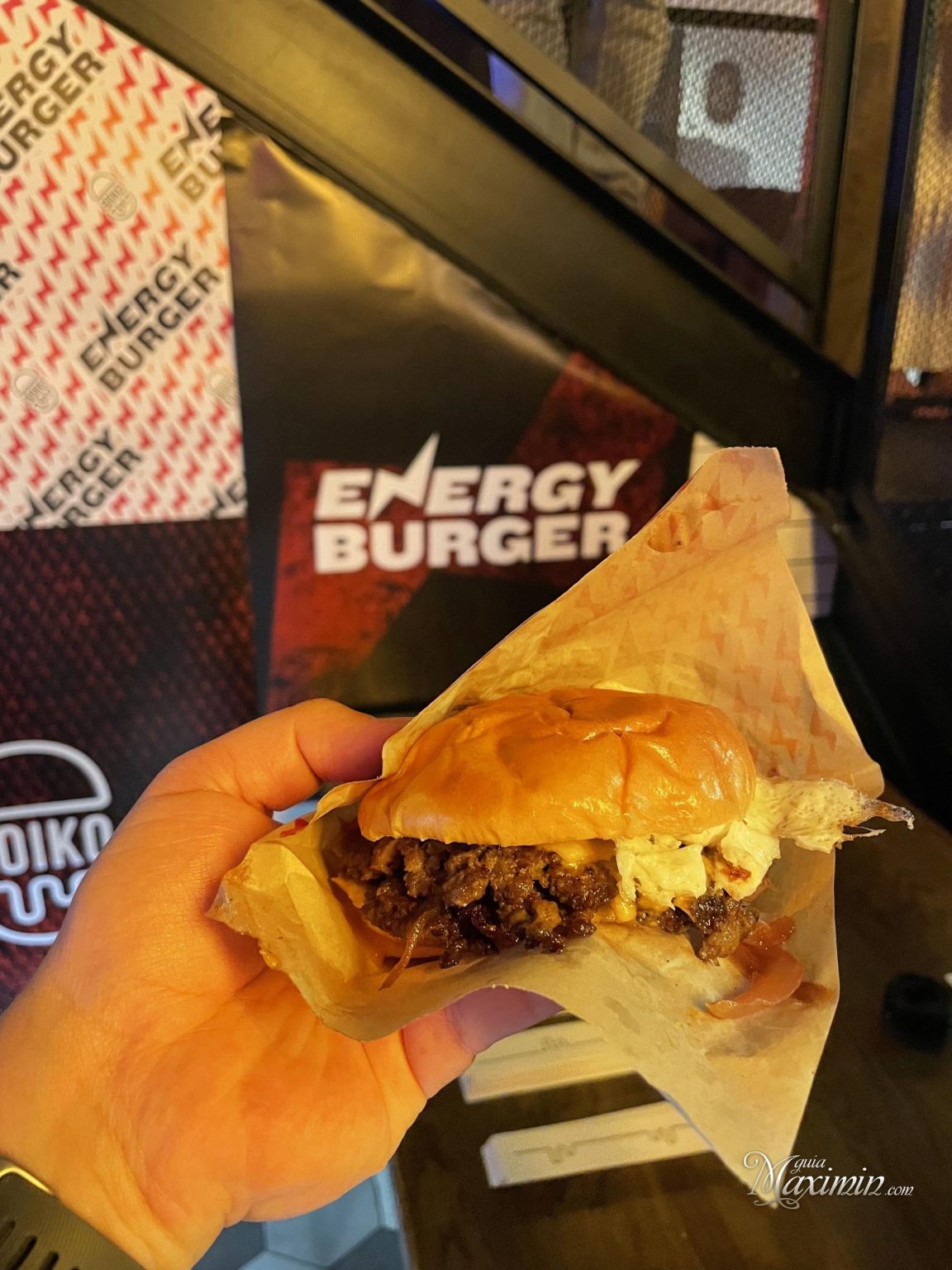 La Energy Burger en las mesas Goiko