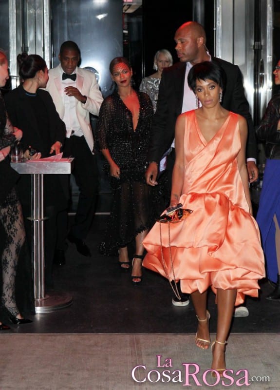 Solange Knowles agredió a Jay Z a causa de Rihanna