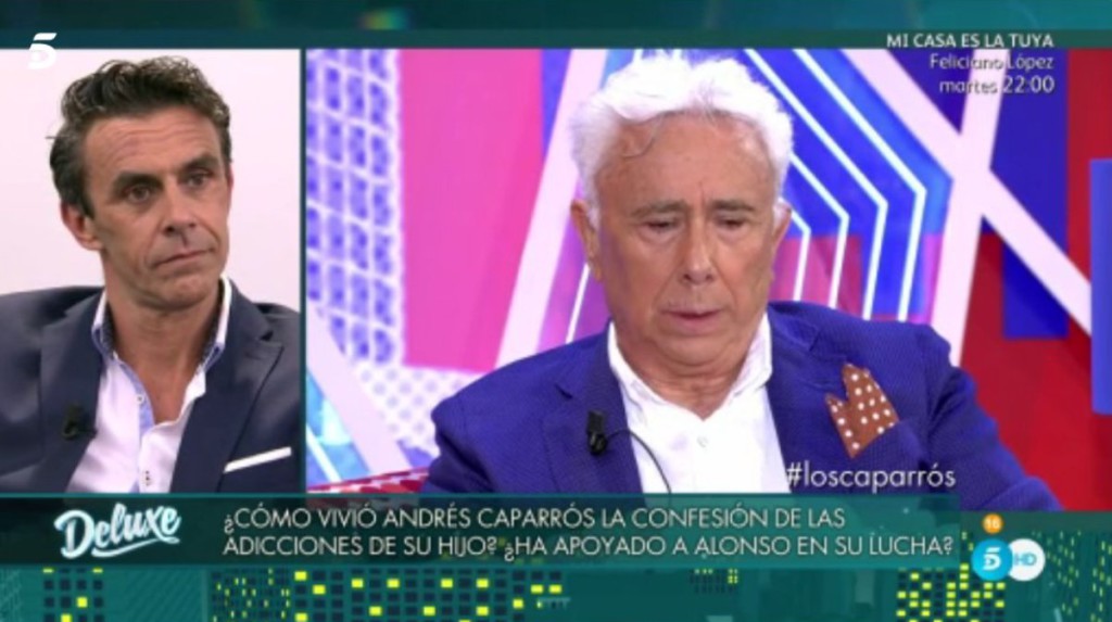 Andrés Caparrós habla claro de su hijo Alonso. Andrés Caparrós habla claro de su hijo Alonso.
