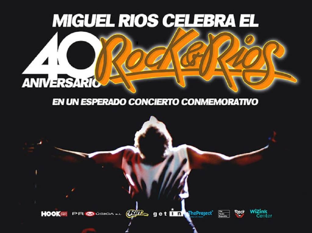 El 40 aniversario del Rock & Ríos el 12 de marzo en Madrid