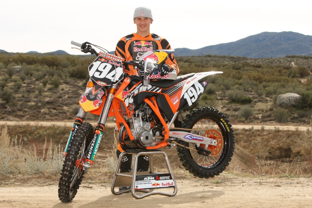 Primeras imágenes de Ken Roczen luciendo los colores de KTM