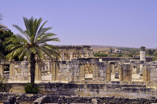 La antigua ciudad de Cafarnaúm