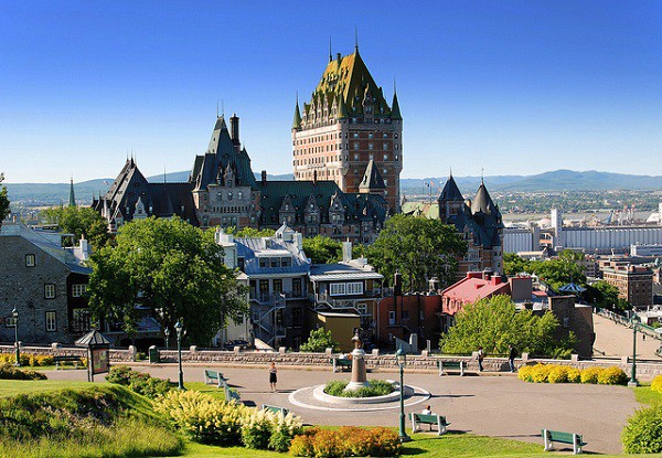 El castillo Frontenac de Quebec