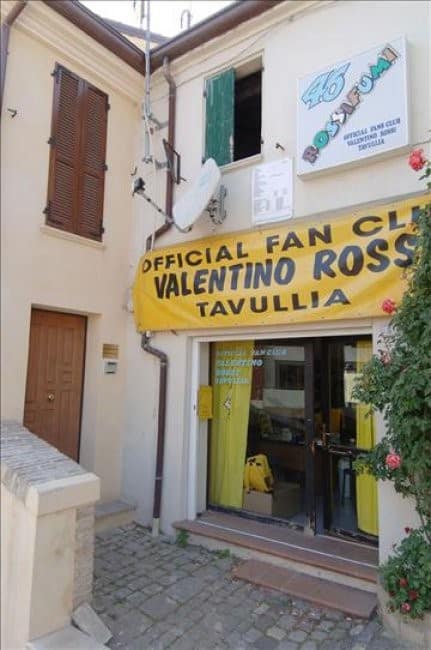Tavullia, el pueblo de Valentino Rossi