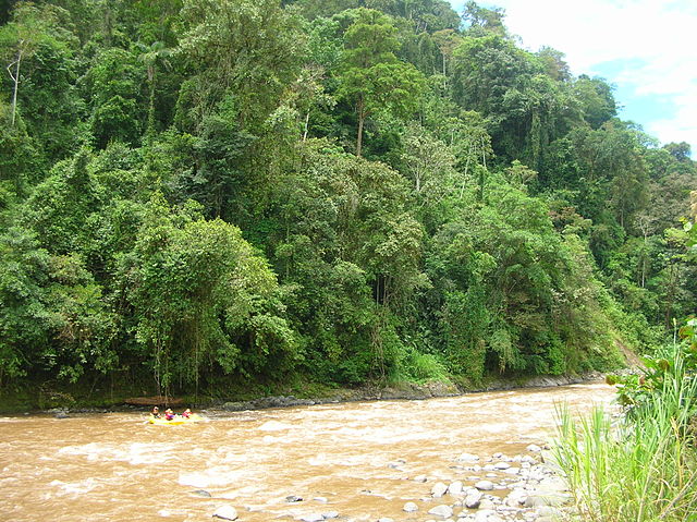 Río Pacuare en Costa Rica