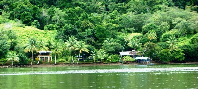 Río Sierpe en Costa Rica