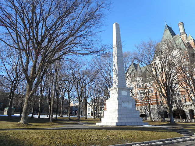 Monumento a Wolfe-Montcalm en Quebec